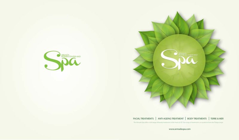 Spa Menu Card Design | Assam Artist
