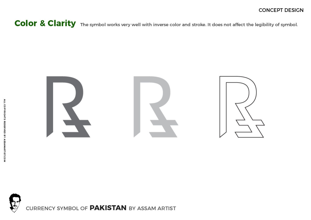 PAKISTAN RUPEE SYMBOL DESIGN | Assam Artist