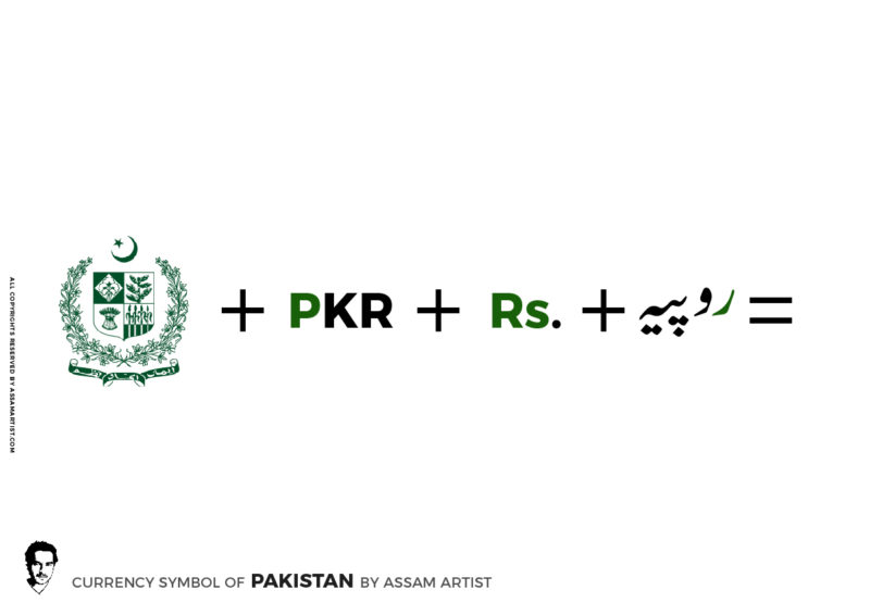 PAKISTAN RUPEE SYMBOL DESIGN | Assam Artist