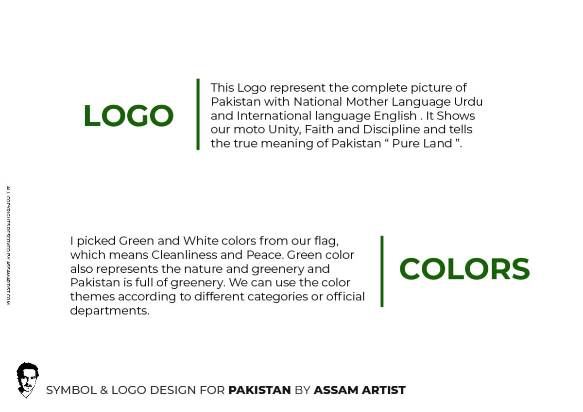 Pakistan Tourism Symbol, Logo and Slogan Design | Assam Artist