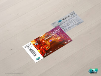 Pakistan Tourist Places and Museum Ticket Rebranding Concept Design ...