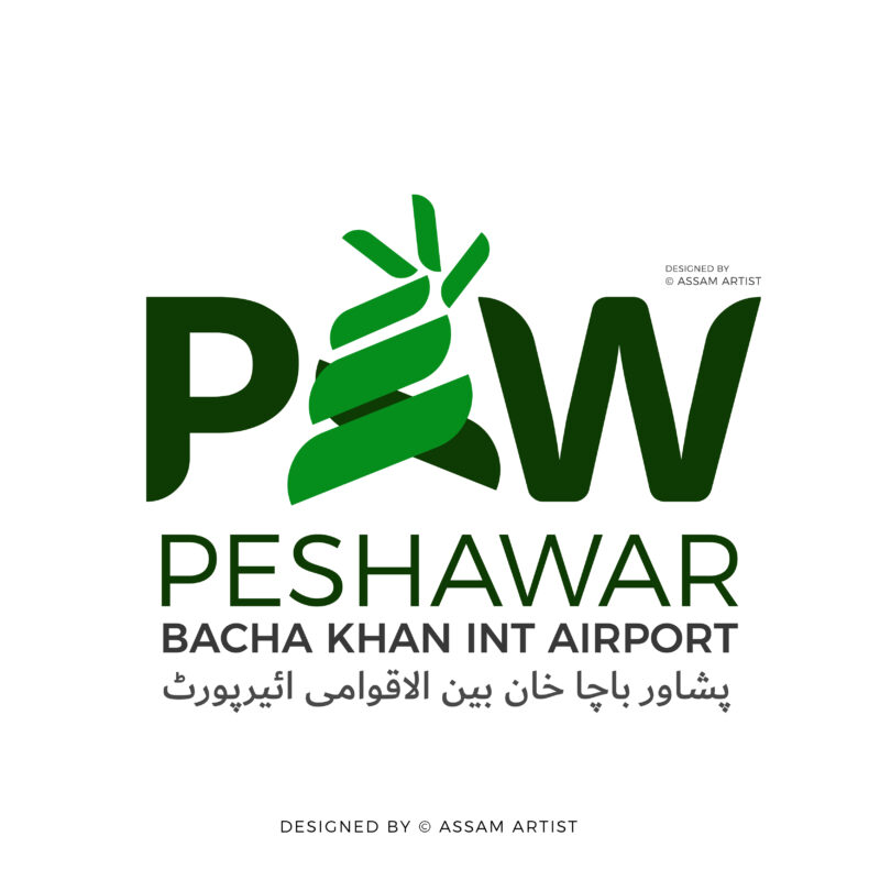 Peshawar International Airport Logo | Assam Artist