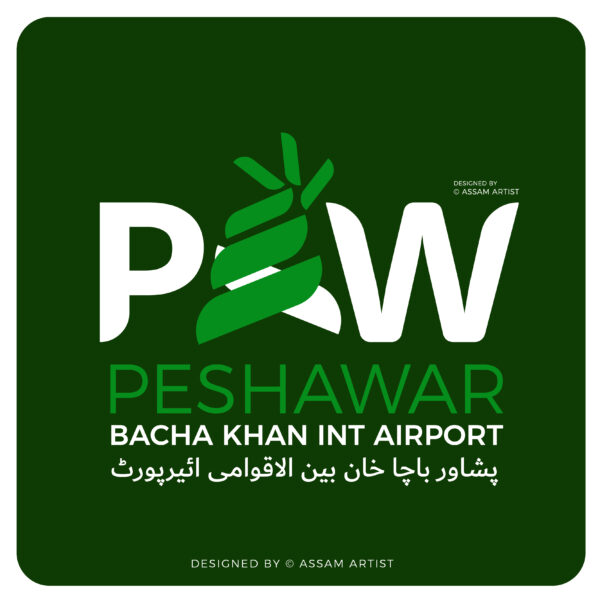 Peshawar International Airport Logo | Assam Artist