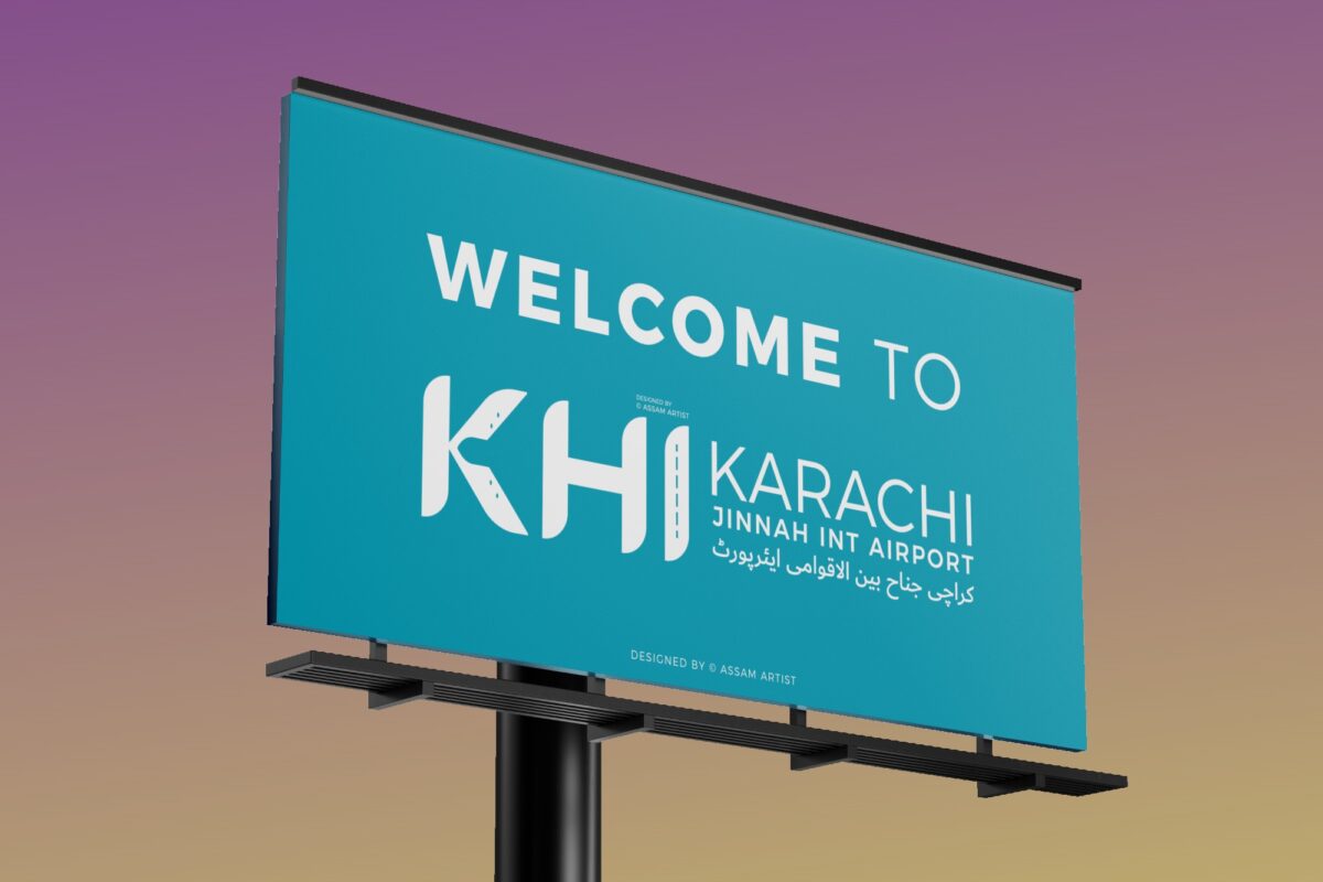 Karachi Jinnah International Airport Logo Design | Assam Artist